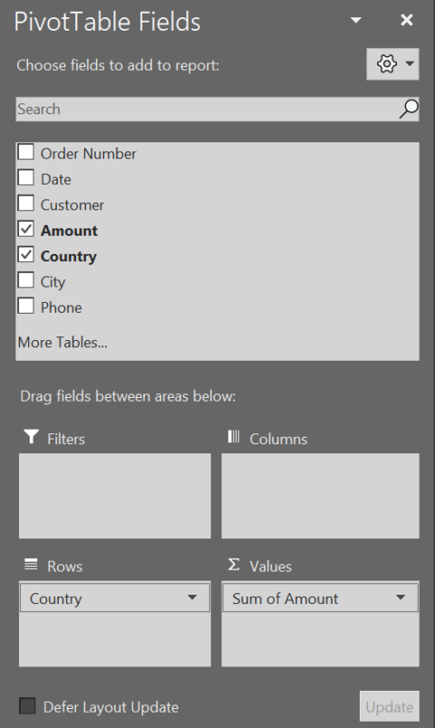 Create Excel Pivot Table | Efficient Analyst
